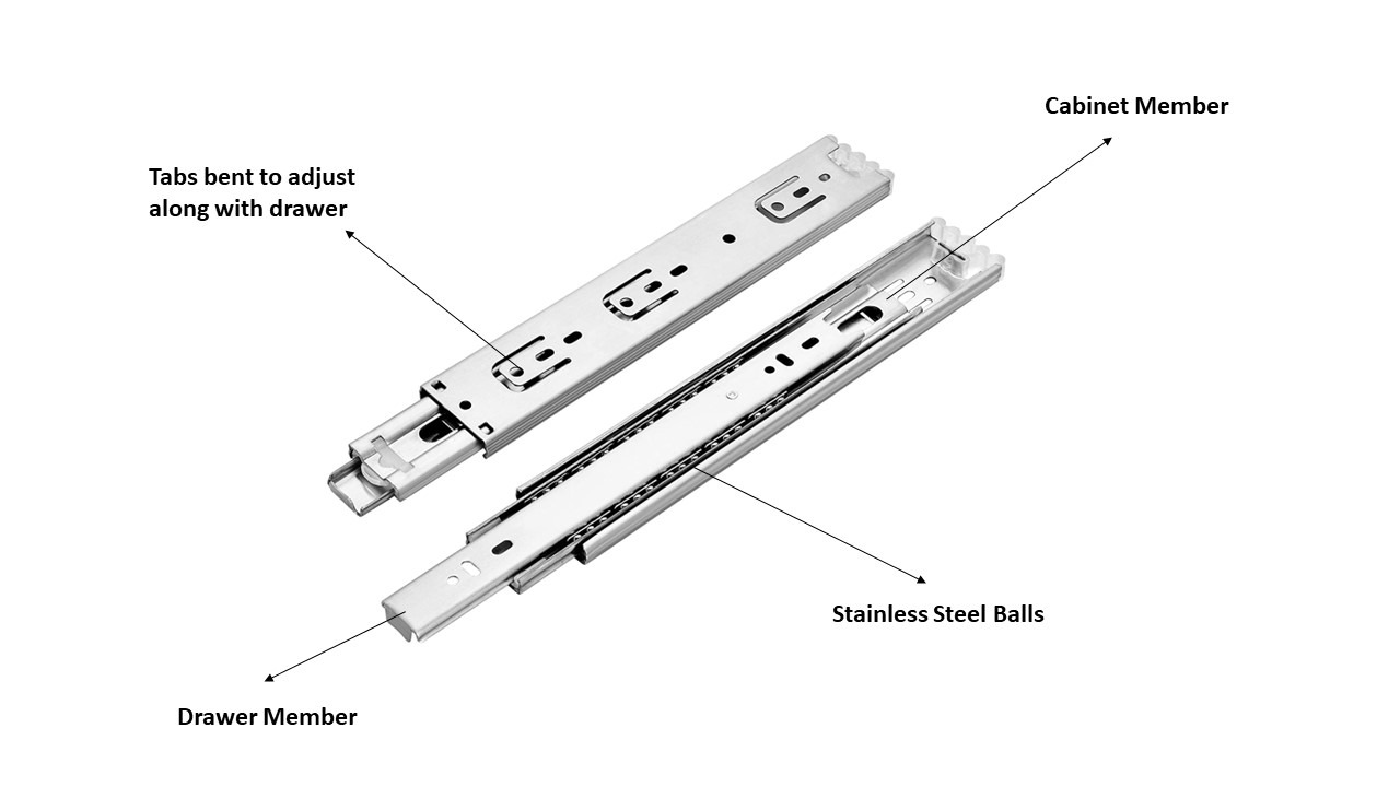 Best GMC Heavy Duty Drawer Channel Price 12, 14, 16, 18 inch